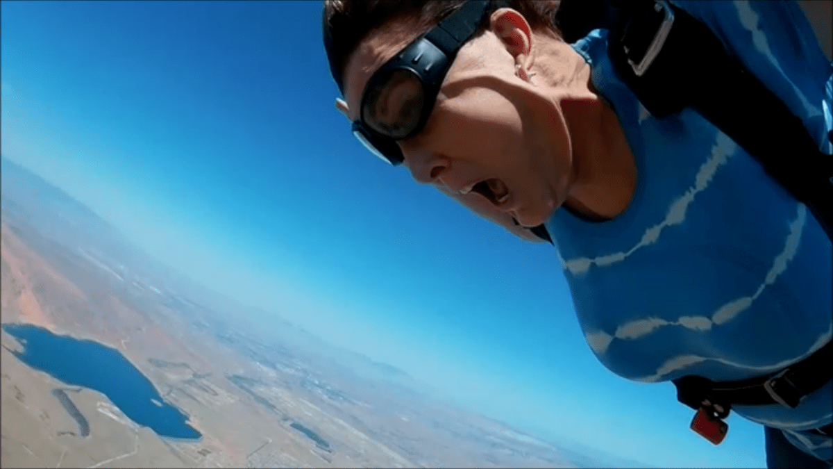 Celebrating Life at 50: Conquering Fears at Skydive Zion! | Tiffany says